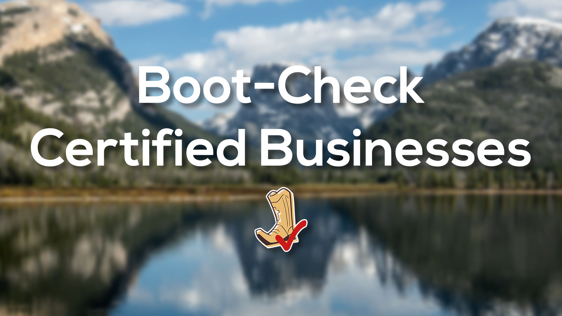 Boot-Check Certified Businesses - Jae Foundation