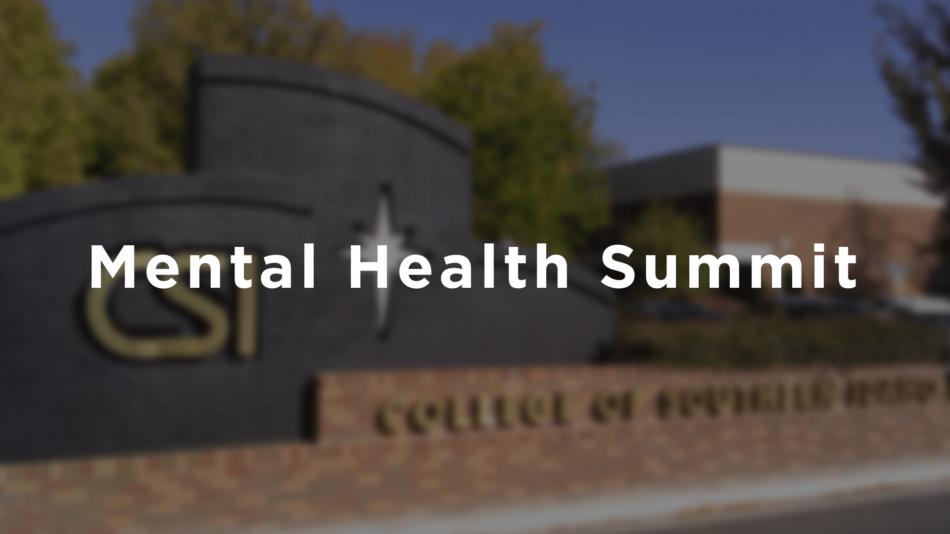 CSI Community Booth - Mental Health Summit - Jae Foundation